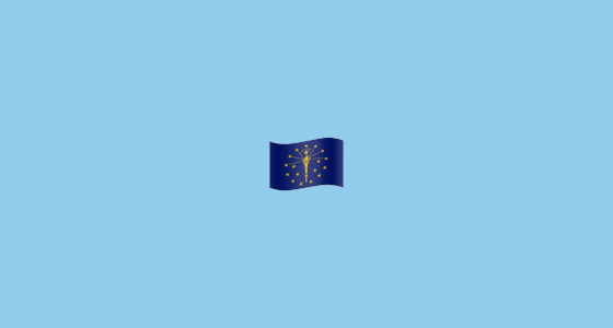 🏴󠁵󠁳󠁩󠁮󠁿 Flag for Indiana (US-IN) Emoji