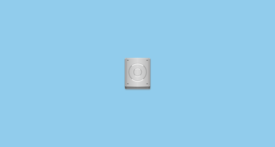 Hard Disk Emoji