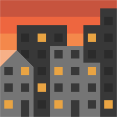 🌆 Cityscape at Dusk Emoji