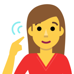 🧏‍♀️ Deaf Woman Emoji