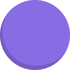 🟣 Large Purple Circle Emoji