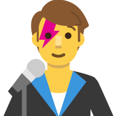 👨‍🎤 Man Singer Emoji