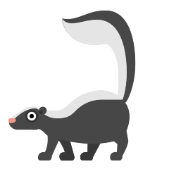 🦨 Skunk Emoji