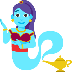 🧞‍♀️ Woman Genie Emoji