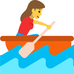 🚣‍♀️ Donna In Barca A Remi Emoji on Skype Emoticons 1.2